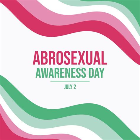 Abrosexual Awareness Day Poster Vector Illustration Stock Vector