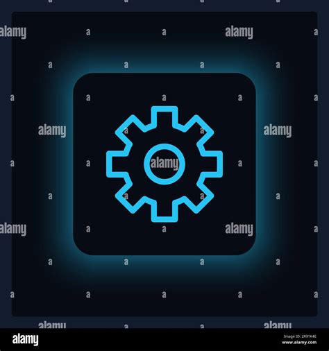 Focused Settings Button Ui Element Template Stock Vector Image And Art