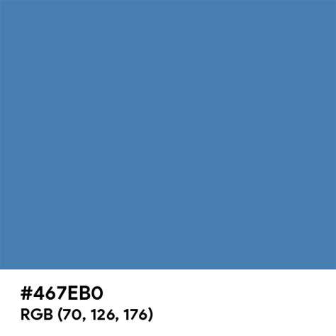 467eb0 Color Name Is Steel Blue