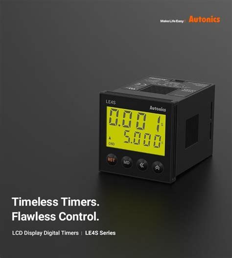 Autonics Corporation On Linkedin Timeless Timers Flawless Control Lcd Display Digital Timers
