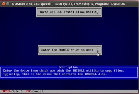 Turbo C For Ubuntulinux Using Dosbox Turbo C For Windows 10