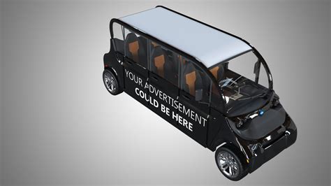 Polaris Gem Electric Car 3d Model Cgtrader