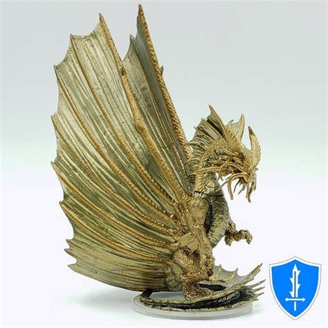 Young Gold Dragon 5e 50th Anniversary 49 Dandd Icons Of The Realms Ebay