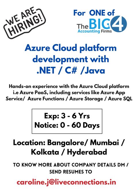 Jeni P On Linkedin Azure Dotnet Java Csharp Dotnetdeveloper Dotnetjobs Javajobs
