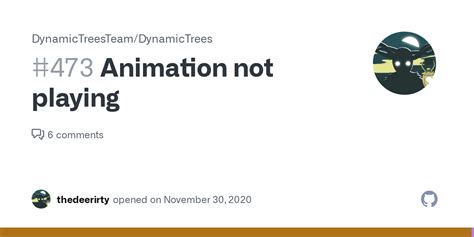 Animation Not Playing · Issue 473 · Dynamictreesteamdynamictrees · Github