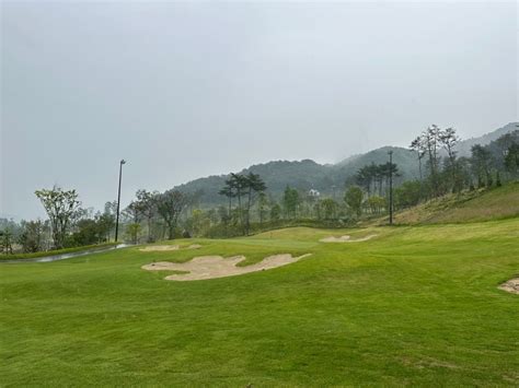 오로라cc 마운틴 코스 흐린 날씨 속 라운딩 후기 우천으로 인한 9홀 아웃 네이버 블로그