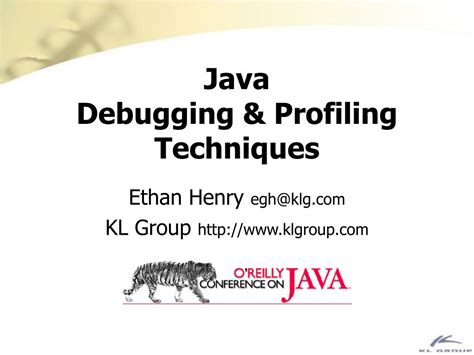Ppt Java Debugging And Profiling Techniques Powerpoint Presentation Id6925921