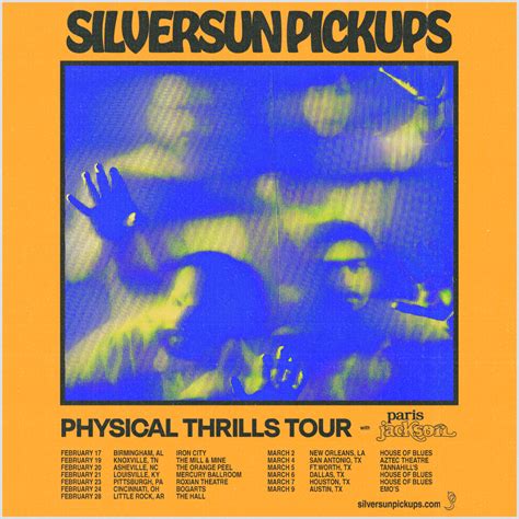 Physical Thrills Tour Winter 2023 Silversun Pickups