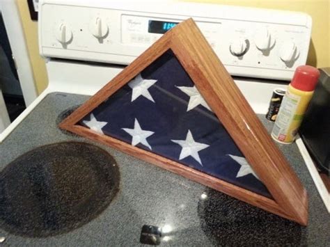 My Father S Flag Display Case Woodworking Talk
