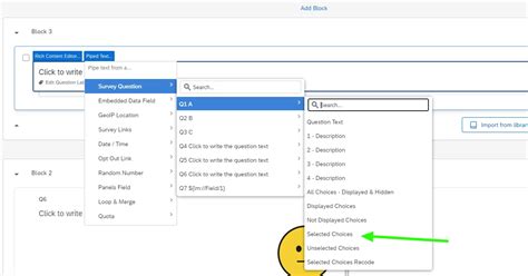 How Do I Use Javascript To Create Embedded Data From A Previous Answer