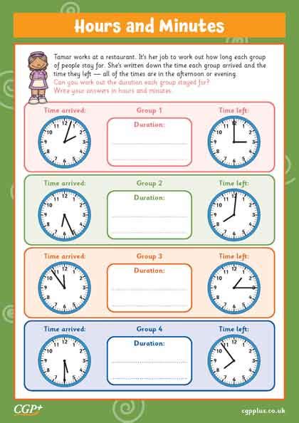 Time Worksheets Year 3 Tes