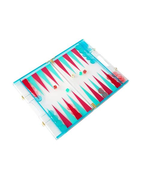 Lucite Backgammon Super Fly By Sunnylife Game Ban Do Backgammon Chess Set Some Fun
