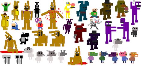 F Naf Mini Game Sprites