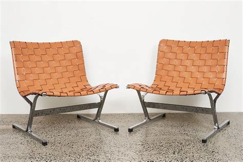 Pair Of Plr 1 Lounge Chairs By Ross Littell Icf United States Furniture Post 1950