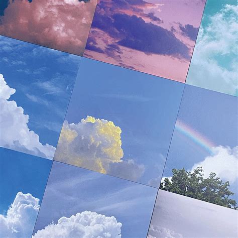 오늘의문구 정방형 오늘의하늘 엽서 인테리어 엽서