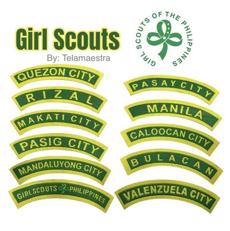 [patch] Gsp Patches Girl Scout 1 Piece Lazada Ph