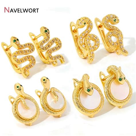 18 каратное позолоченное латунь с циркониевыми застежками проводами фитинги для сережек для