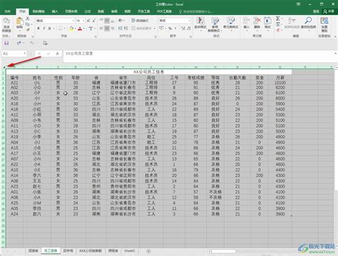 Excel怎么复制工作表到另一个工作表 Excel表格复制工作表到另一个工作表的方法教程 极光下载站