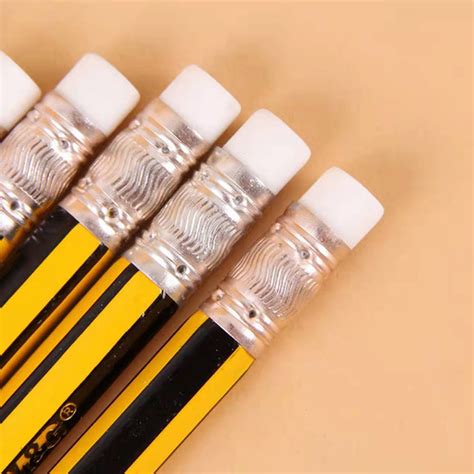 晨光awp30803hb铅笔6角型橡皮头黄杆铅笔12支装学生文具易学易办 虎窝淘