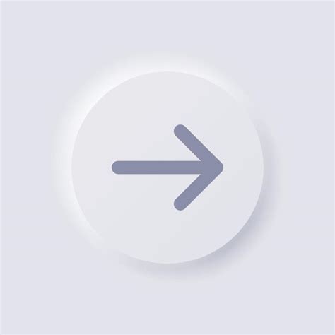 Arrow Icon White Neumorphism Soft Ui Design For Web Design Arrow Icon White Neumorphism Soft Ui Design For Web Design