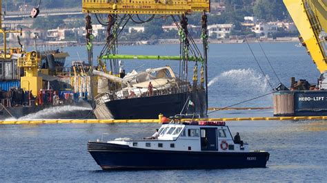 56m Superyacht Bayesian Raised In Major Salvage Milestone Nautic Magazine