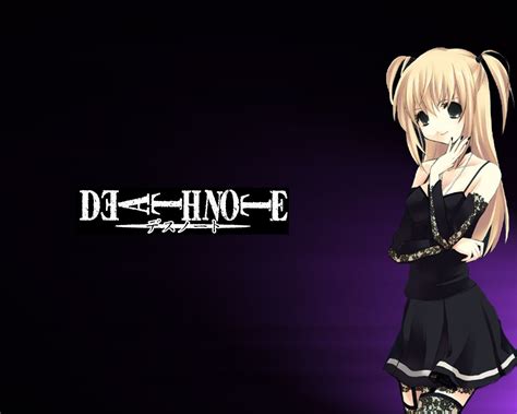 Death Note Misa Wallpapers Wallpaper Cave