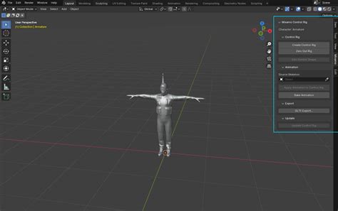 Mixamo Control Rig Add On In Blender 4