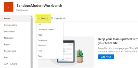 How Do I Add An Item To Sharepoint New Menu Stack Overflow