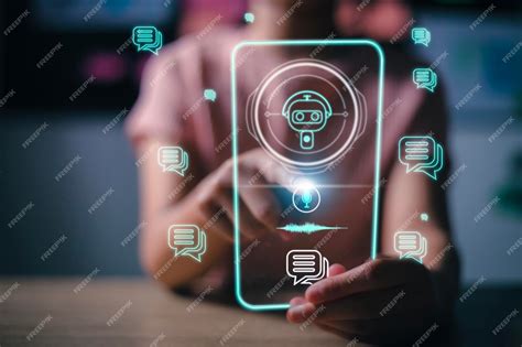 Premium Photo Chatbot Chat With Ai Artificial Intelligence Man Using Technology Smart Robot Ai