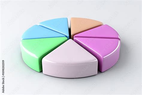 Assessment Pie Chart With Clean Simple Segments On A Neutral