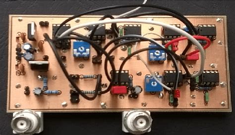Fabricated Experimental Prototype Of Pseudo Differential Filter Iv
