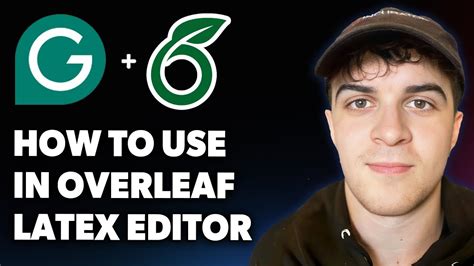 How To Use Grammarly In Overleaf Latex Editor [2025 Full Guide] Youtube