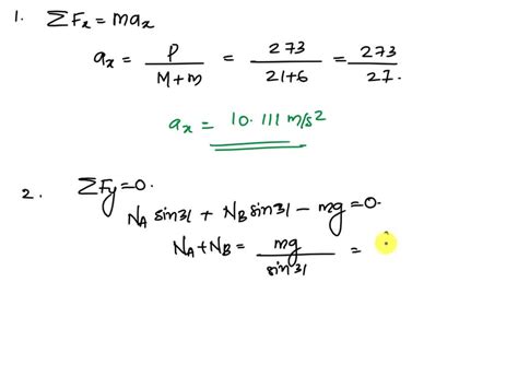 Solved 6 In The System Shown M 10 Kg M 6 Kg And P 100 N All The Surfaces Are