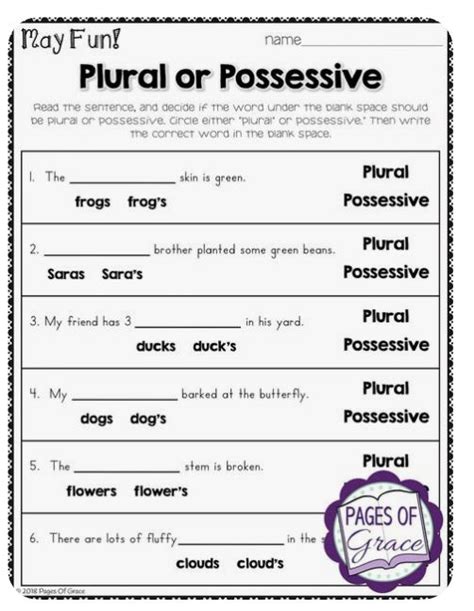 Pin By Natali Velasquez On 3rd Grade Third Grade Grammar Worksheets