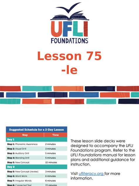 Ufli Foundations Lesson 75 Le Pdf