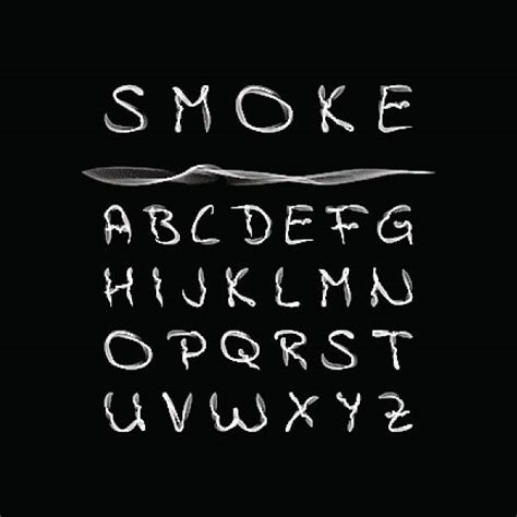 How To Draw Smoke Letters