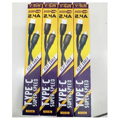 Jual Kabel Data V Gen Type C VCS 02 Kabel VGEN USB Cable Type C Shopee Indonesia