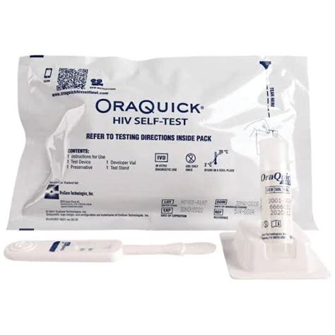 OraQuick In Home HIV SELF Test INDIVIDUAL TEST E Medical Supplies