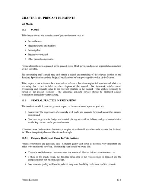 Pdf Precast Concrete Element Methodology Dokumen Tips