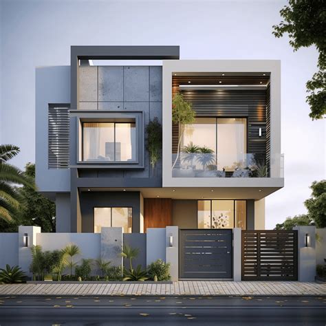 House Front Elevation Designs For Double Floor Single