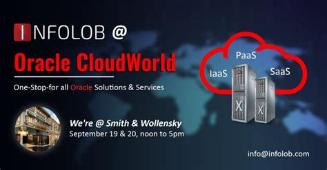 Nivas N On Linkedin Infolob Oracle Cloudworld 2023 • Infolob Global