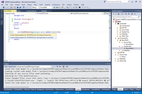 Creating And Referencing Custom Esp Idf Components Visualgdb Tutorials