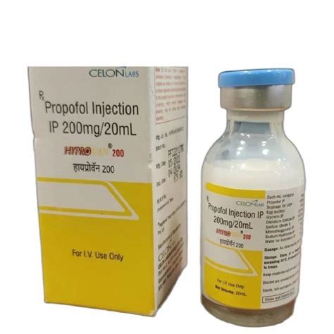 200mg Hyprovan Propofol Injection Ip 20ml At ₹ 199vial In Nagpur Id 2856147883291