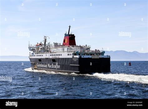 Caledonian Macbrayne Ferry Caledonian Isles Sailing To Isle Of Arran Across The Firth Of