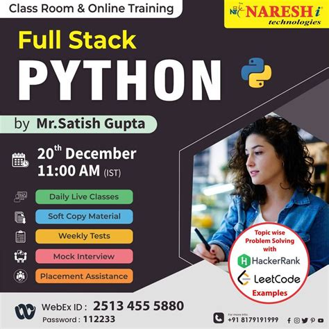 Software Courses In Hyderabad On Linkedin Python Fullstackpython