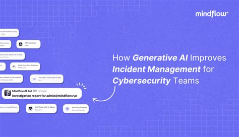 Mindflow On Linkedin How Generative Ai Improves Incident Management For Cybersecurity Teams