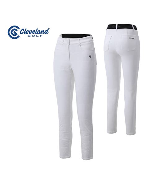 클리브랜드골프 가로퀼팅 여성 스트레이트핏 골프팬츠cgwpt24600wh