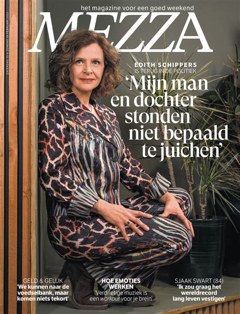 Edith Schippers Terug In De Politiek ‘mijn Man En Dochter Stonden Niet