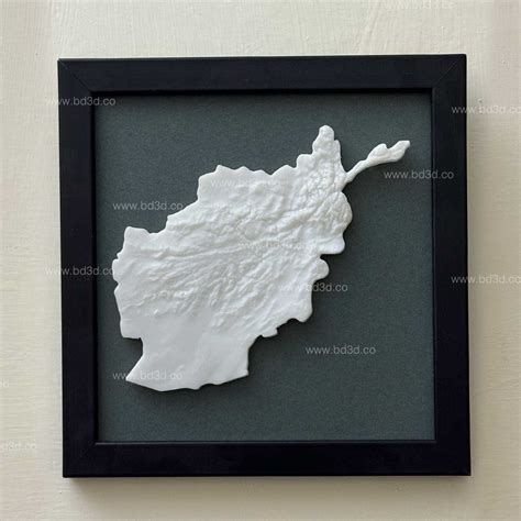 Afghanistan 3d Map