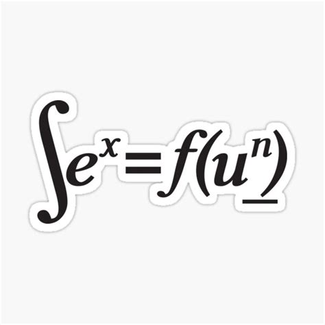 Sex Is Fun Maths Equation Variant Sticker For Sale By Purakushi